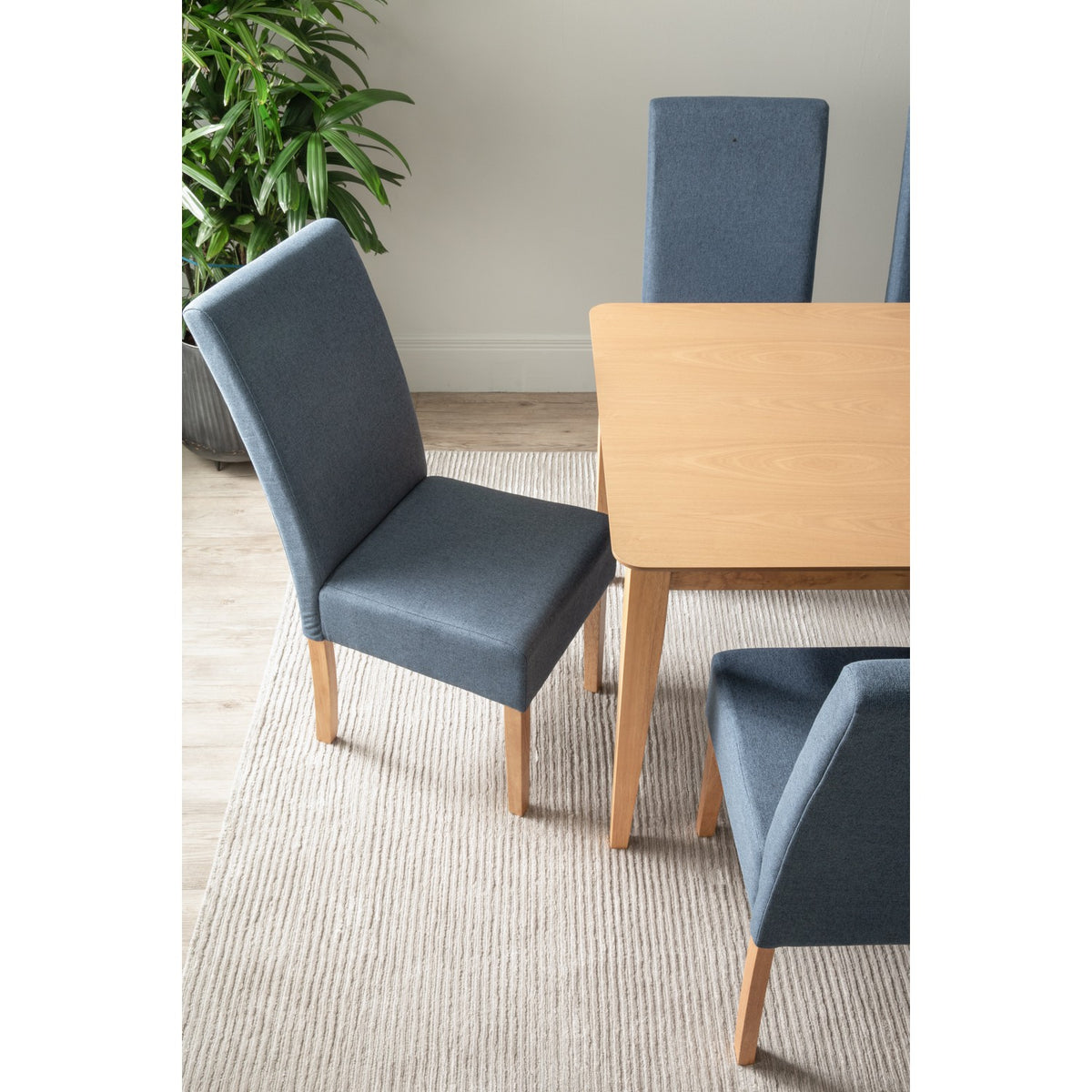 'ALLEGRO' Dining Table + 6x 'MESI' Dining Chair - Natural – Waitrose ...