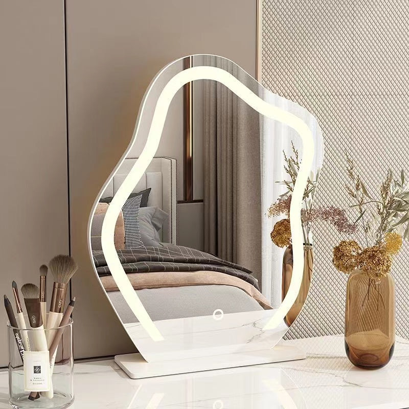 'NUVOLA' LED Light Makeup Vanity Mirror – Waitrose Furniture