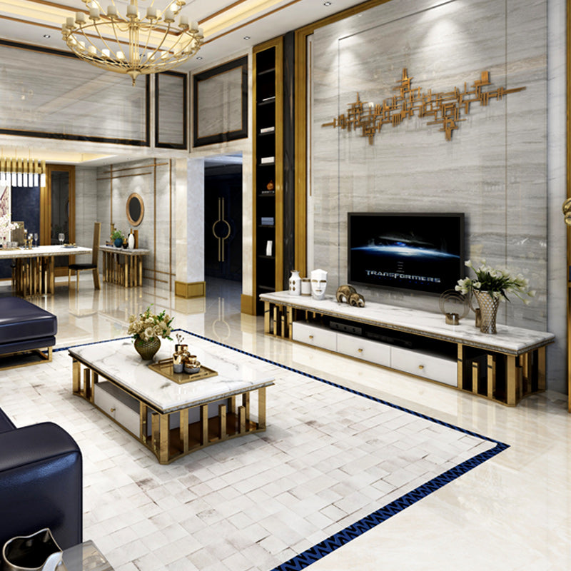 'RADIANCE' Marble Entertainment Unit – Waitrose Furniture