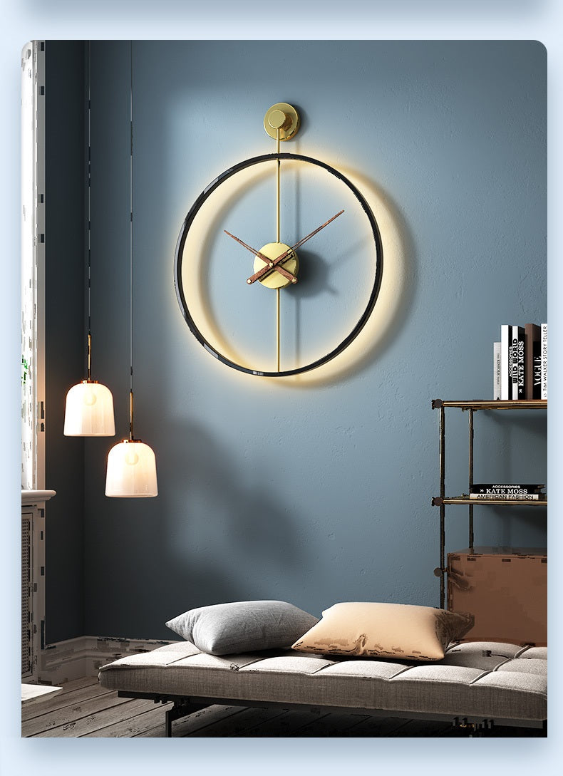 'REYA' LED Illuminating Wall Clock – Waitrose Furniture
