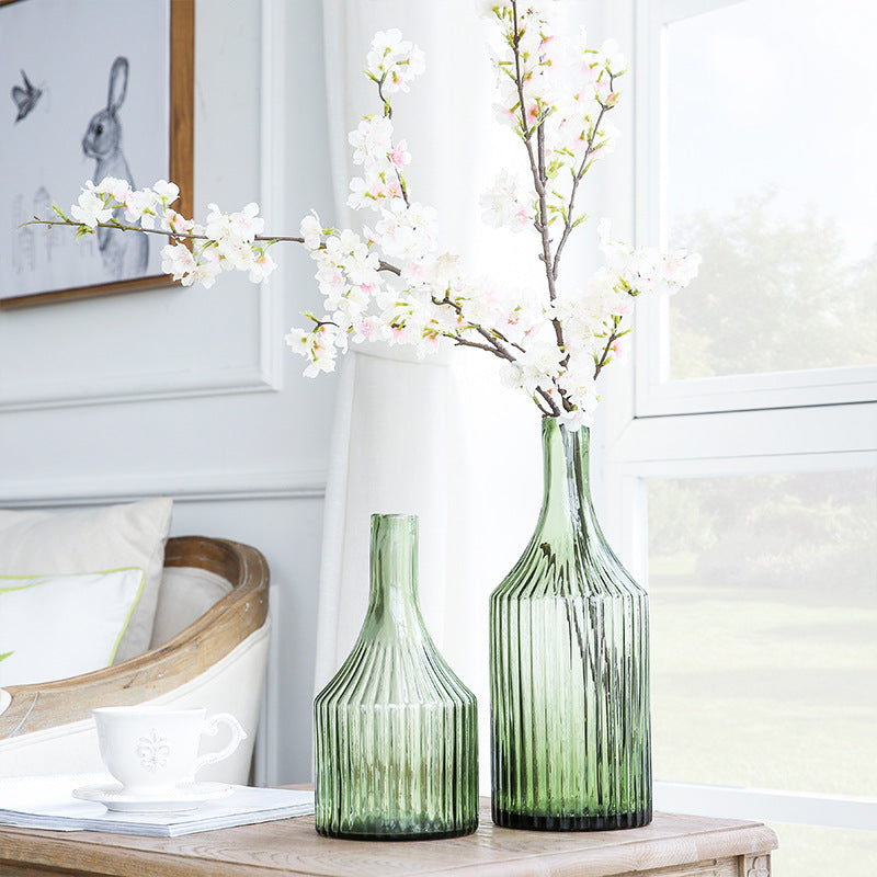 'RIPPLE' Glass Vase - TEAL – Waitrose Furniture